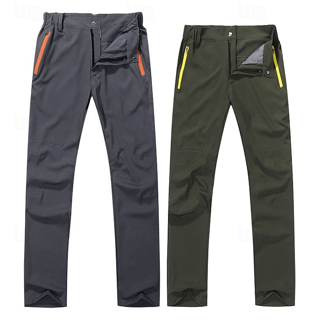 Men's Hiking Pants Trousers Hiking Trousers Outdoor Regular Fit ...