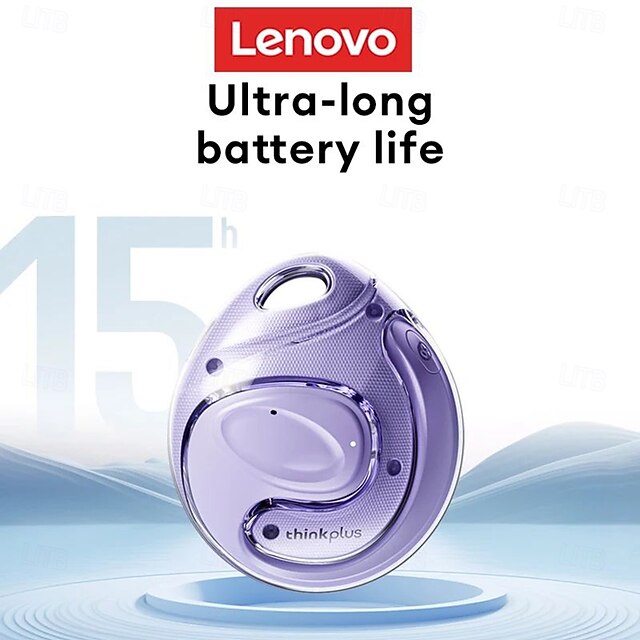 Lenovo Earphones Wireless Bluetooth 5.4 Sport Headset Ear Hook Earbuds ...