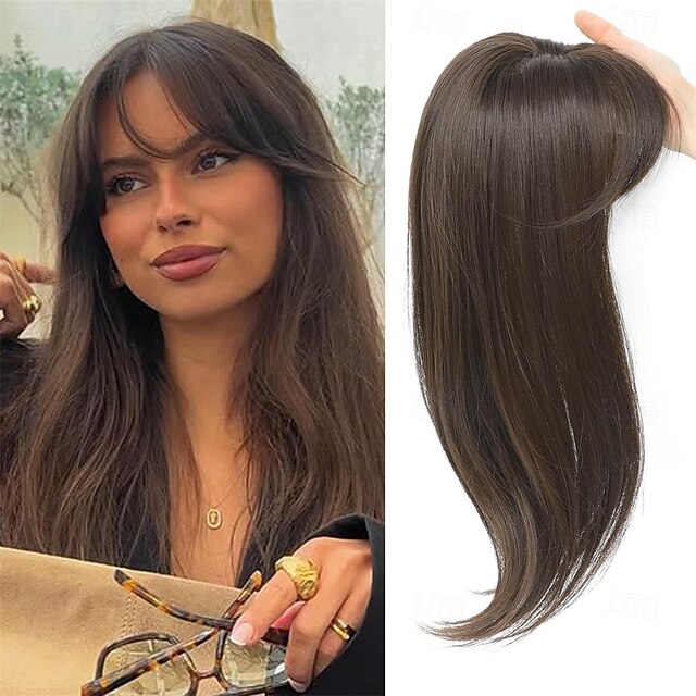 Hair Topper 18 Inch Long Hair Toppers for Women with Thinning Hair 360 ...