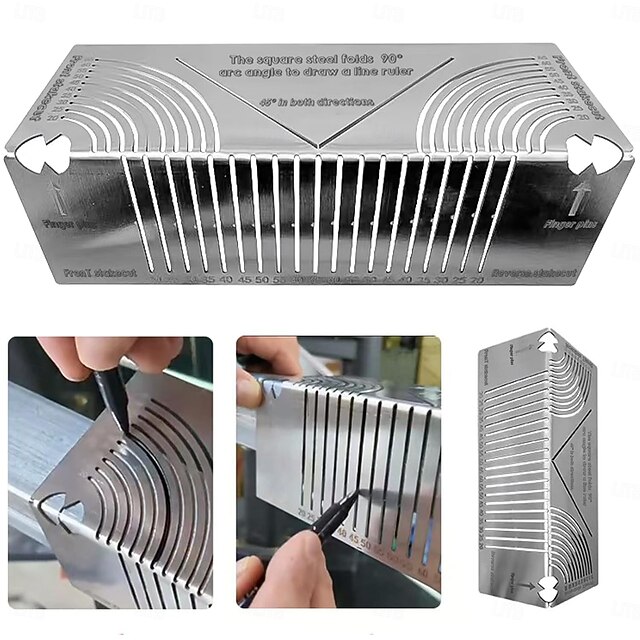 Angle & Arc Marking Tool for Metal Pipes, PrecisionFlex Adjustable Arc ...