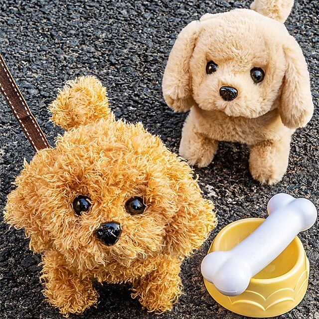 Chien robot mon chiot robot réaliste jouet interactif qui marche aboie ...