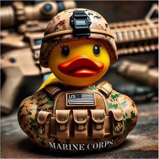 Military Rubber Ducks, Armed Mini Resin Ducks for Jeeps Ducking ...