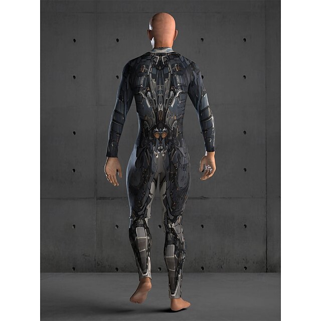 Cyborg Robot Bodysuit Halloween Group Couples Costumes Full Body ...