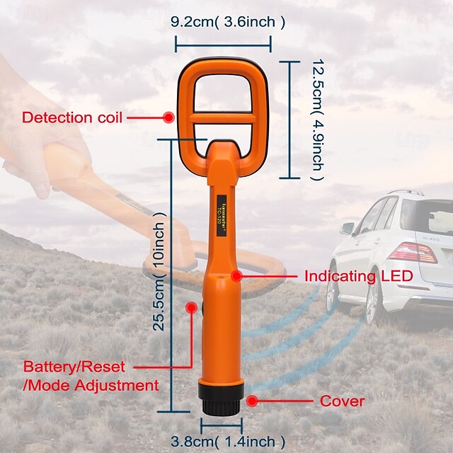 Underwater Metal Detector Submersive Fully Waterproof Metal Detector ...