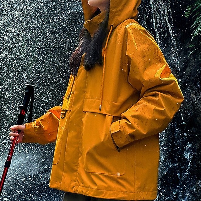 Women's Windbreaker Softshell Jacket Hiking Jacket Outdoor Waterproof ...