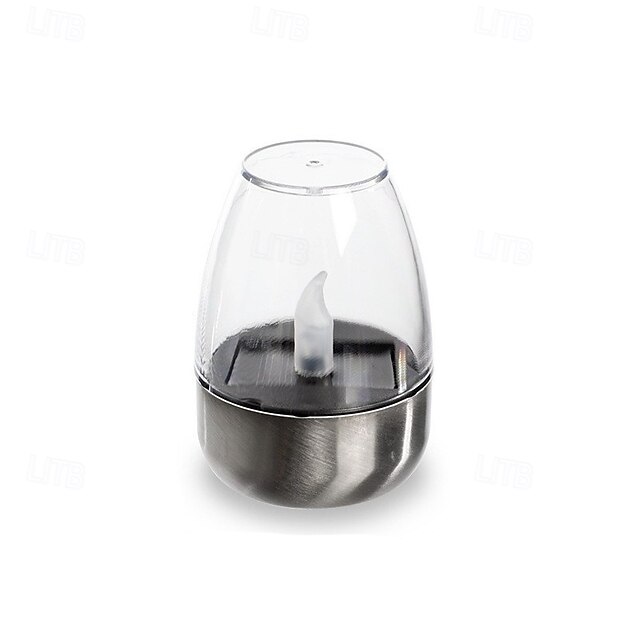 Flameless Flickering Candle Outdoor Waterproof Solar Lights Ip44 ...