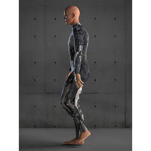 Carnevale 2026 Robot Cyborg Body Costumi di Gruppo per Coppie di ...