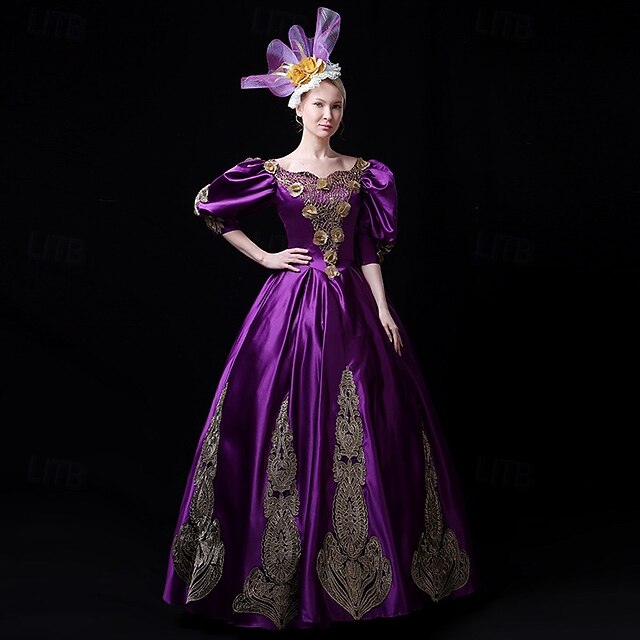 18th Century Women's Rococo Ball Gown Princess Maria Antonietta Rococo ...