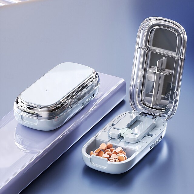 7-Day Large Capacity Portable Pill Organizer Waterproof Medication ...