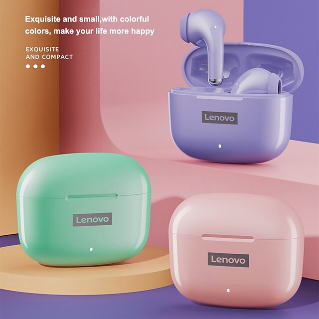 Lenovo LP40 Casque sans fil véritable TWS Écouteurs Bluetooth 5.1 ...