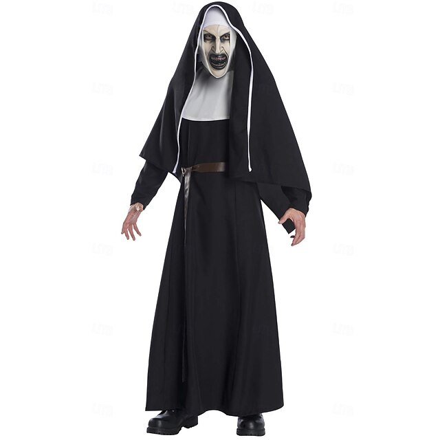 Valak Halloween Cosplay Costume Mask Full Head The Nun Horror Adults ...