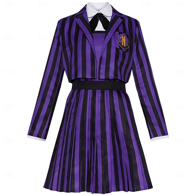 Gothic Horror Dark Academia Costume School Uniform Fancy Dress Cosplay ...