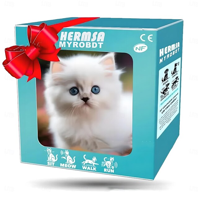 Robot Cat My Realistic Robot Kitten Interactive Kitty Toy That Walks ...