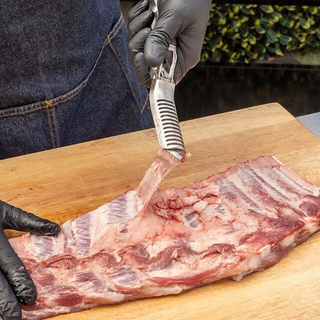 Rib Membrane Remover Stainless Steel Tool Kit - The Ultimate Rib Prep ...