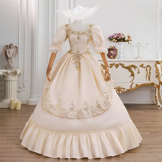 18th Century Women's Rococo Ball Gown Princess Maria Antonietta Rococo ...