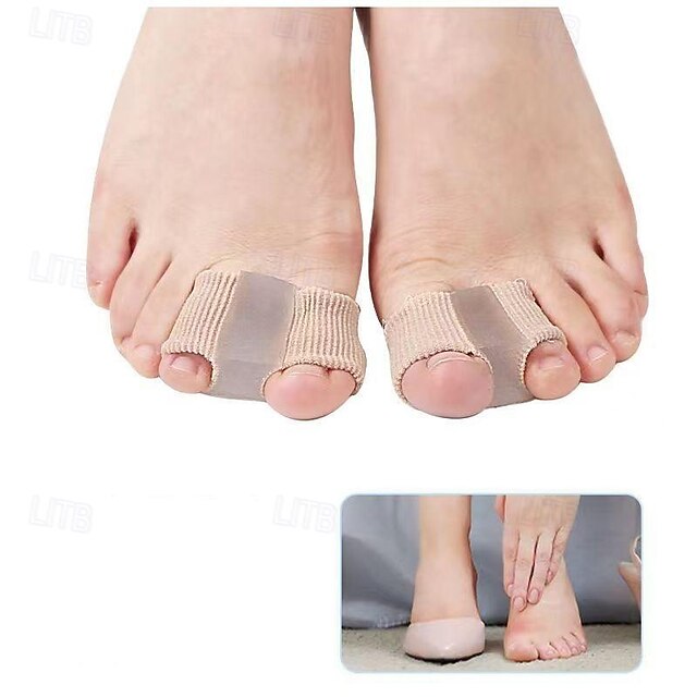 8pcs Toe Separators, Gel Correct Toes Toe Spacers with 2 Loops ...