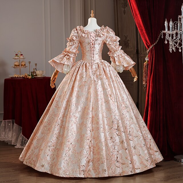 18th Century Women's Rococo Ball Gown Princess Maria Antonietta Rococo ...