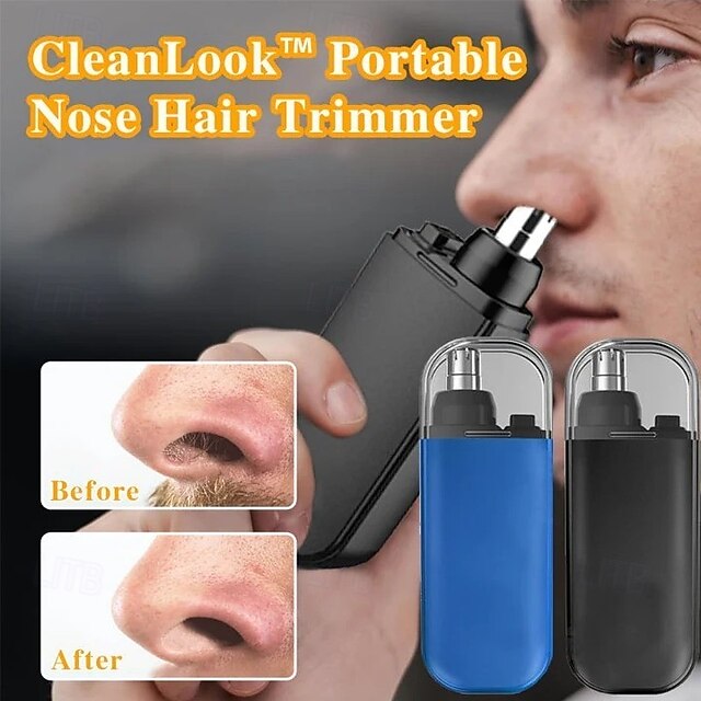 Portable Nose Hair Trimmer Rechargeable Electric Nose Hair Cutter for ...