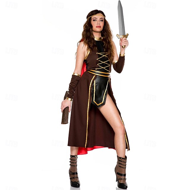 Retro Vintage Ancient Rome Cosplay Costume Outfits Spartans Fancy Dress ...
