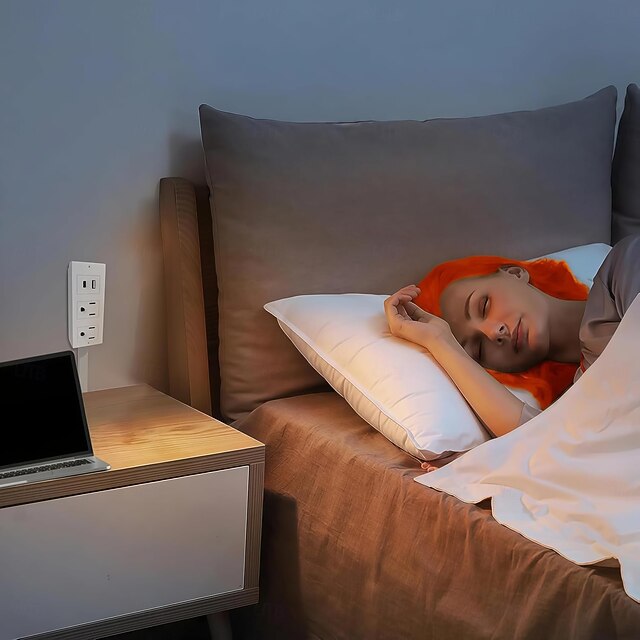 Electrical Outlet Extender Stick with USB-A/USB-C & 2 AC Outlets | 180 ...