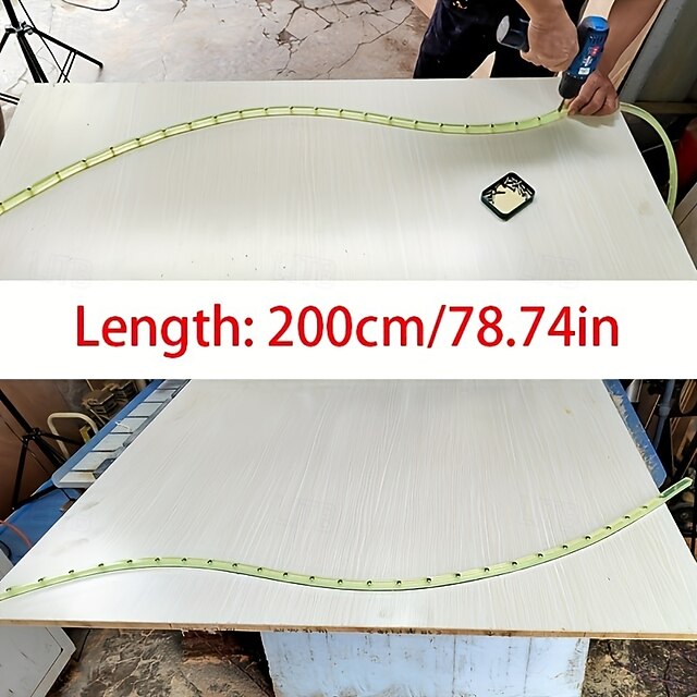 Flexi-Shape - Versatile, Adjustable 78.74in Woodworking Profile Strip ...
