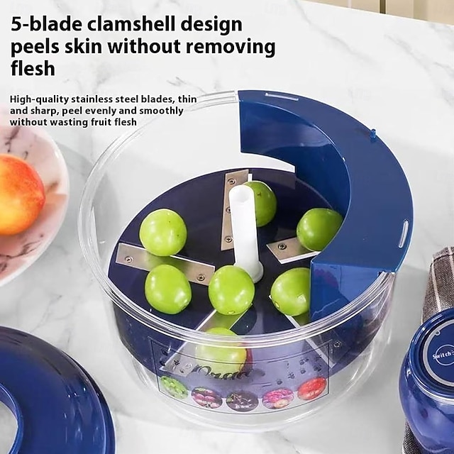 Electric Grape Peeling Machine, Automatic Small Fruit Garlic Peeler ...