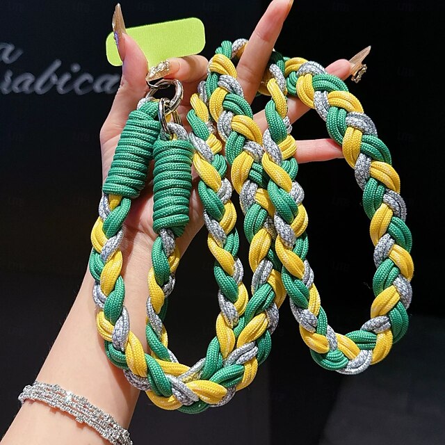 Fashionable and exquisite dopamine adjustable hanging rope colorful six ...