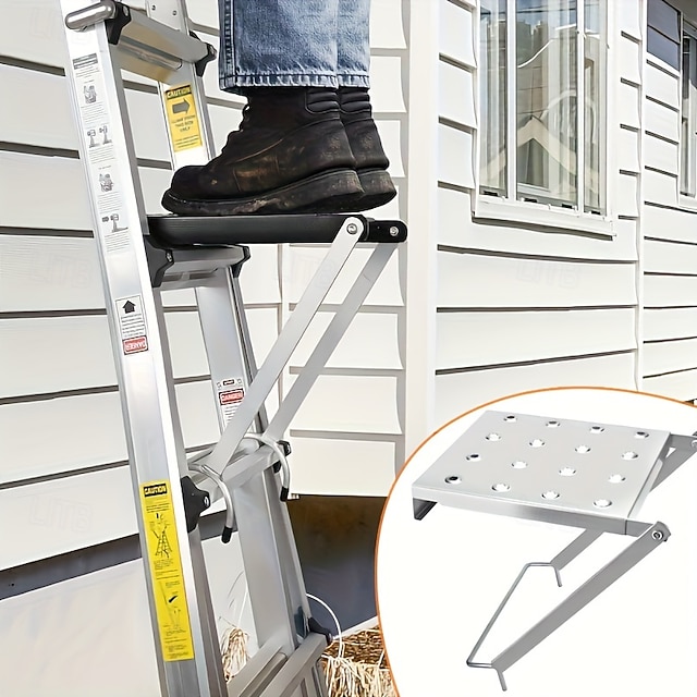 Anti-Slip Ladder Tool Platform Accessory Work Shelf for Electricians ...