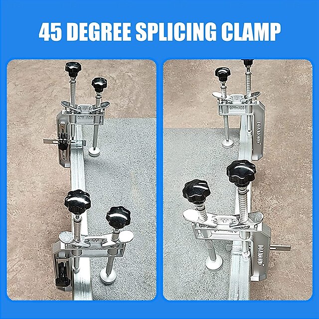 45 Degree Stone Miter Clamp, Countertop Seam Joiner Fixture Table Angle ...