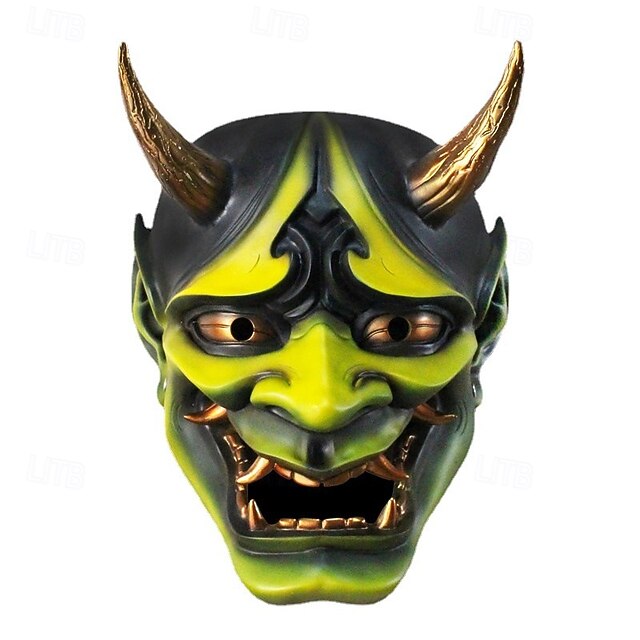 Carnival 2026 Horror Scary Samurai Demon Carnival Mask Japanese Oni ...