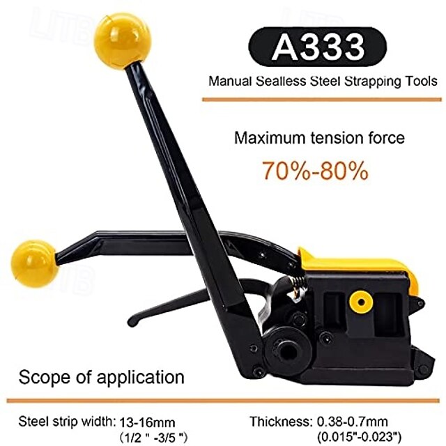 A333 Steel Strapping Tool Manual Steel Strap Packing Banding Machine ...