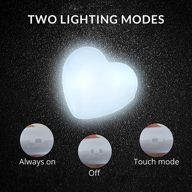 Touch Activated Purse Light, Purse Lamp Heart, Pieces Purse Light ...