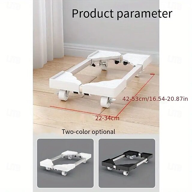 Adjustable Metal Computer Cart with Universal Wheels and Ventilated ...