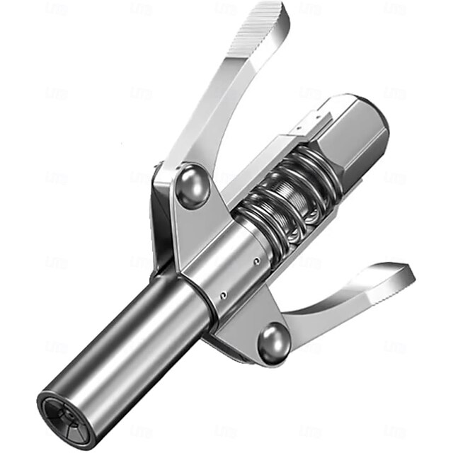 Self-Locking High-Pressure Grease Gun Kit with Dual Handle Coupler ...