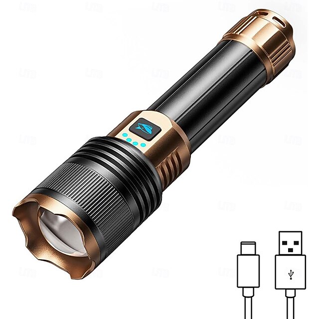 LED Flashlights High Lumens with Ignition Lens, 2000lm Super Bright ...