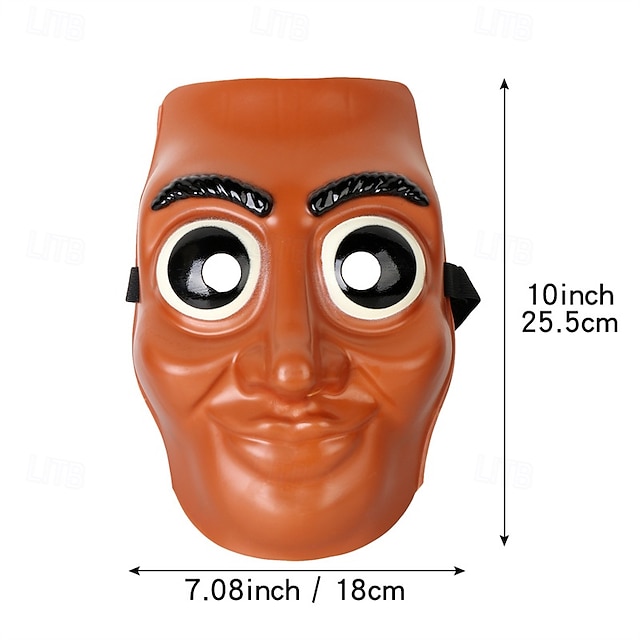 Tung Tung Tung Sahur Wooden Stick Face Mask Festival Party Dress-Up and ...