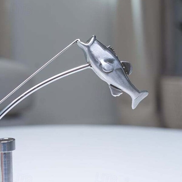 Kinetic Fishing Sculpture - Balance Art for Your Space Fisherman ...