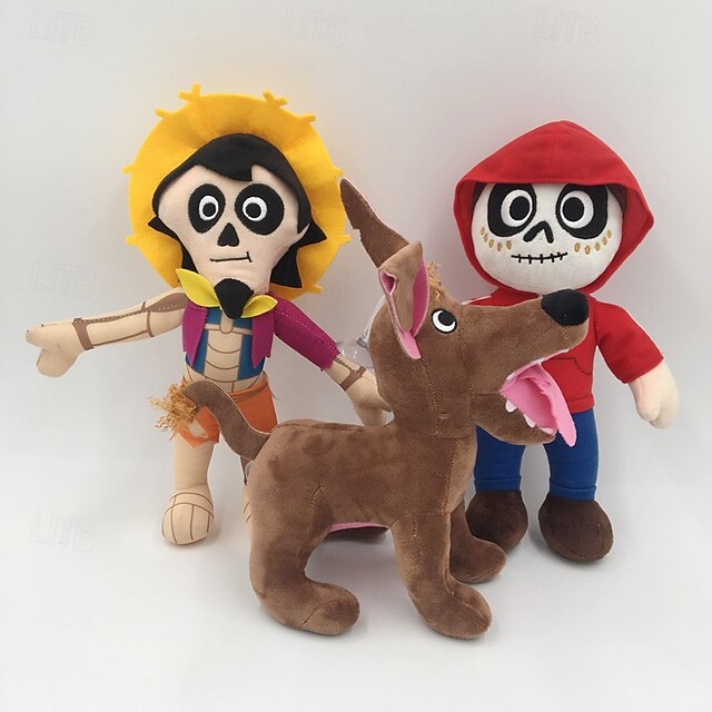 Coco plush dolls toys cartoon dolls Hector Dante dog Miguel doll ...