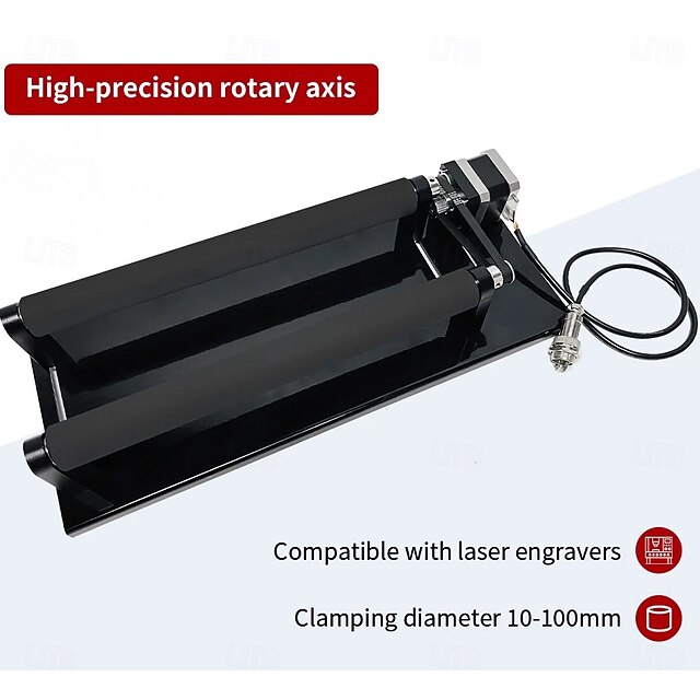 Roller Y Axis Rotary Attachment 360 Rotating For Laser Engravers Tool ...