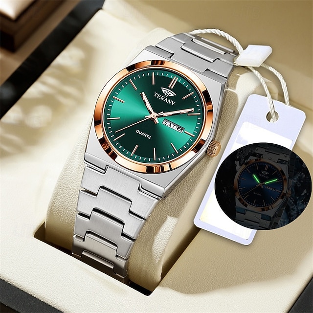 An Original Business-Style Alloy Strap Fashionable Men'S Watch With ...