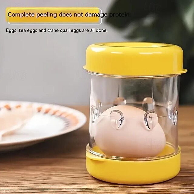 Egg Shell Remover Shaker – Manual Hard Boiled Egg Peeler and Separator ...