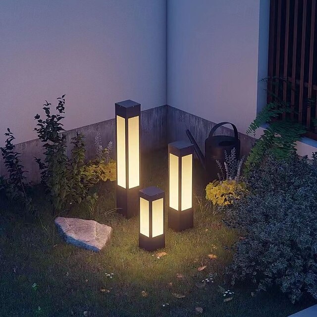 Outdoor Lawn Lights Modern Waterproof LED Path Lights Villa Garden ...