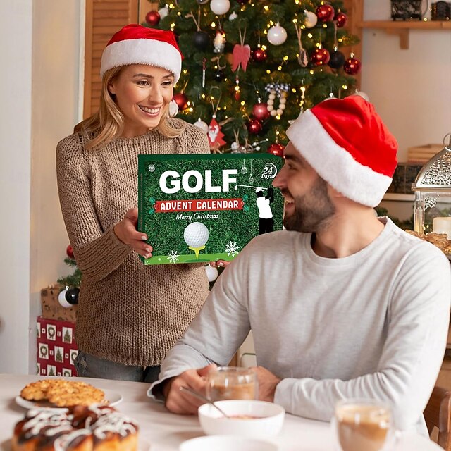 Golf Advent Calendar Christmas Gift for Golfers, 24-Day Xmas Count-down ...
