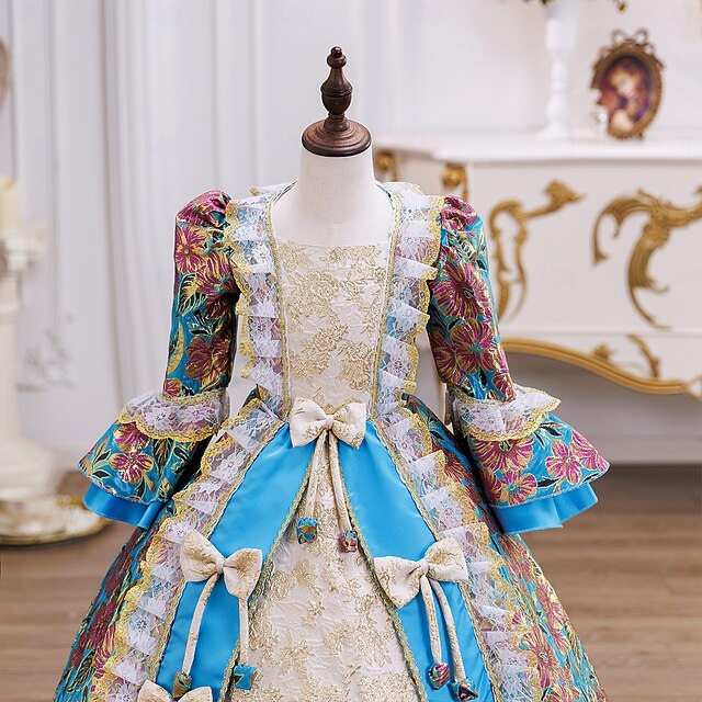 Rokoko Steampunk schick Maxi Partykostüm Zubehör Glockenärmel ...