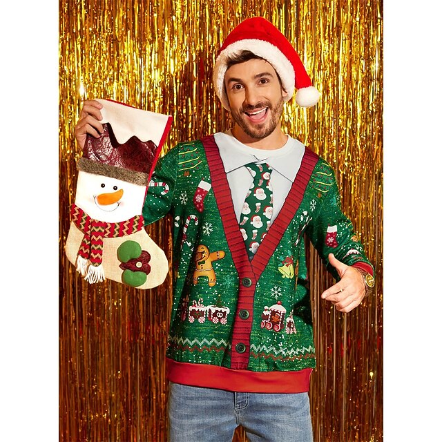 Christmas Crewneck Sweatshirts Sloth Graphic Novelty Funny for Couple's ...