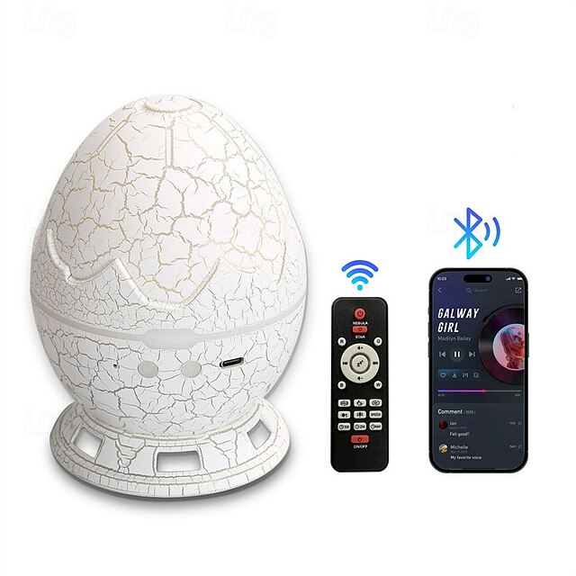 Projector Aurora Dinosaur Egg Galaxy Star Space LED Night Light for ...