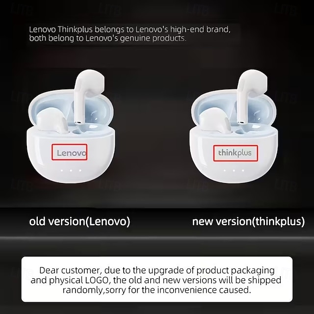 Lenovo LP5 Pro Wireless Earphones - Clear Sound Ergonomic Design Long ...