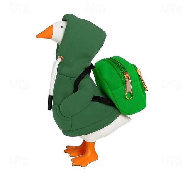 7 Inch Desk Goose Outfits Red Hoodies Tabletop Goose Accessory Mini ...