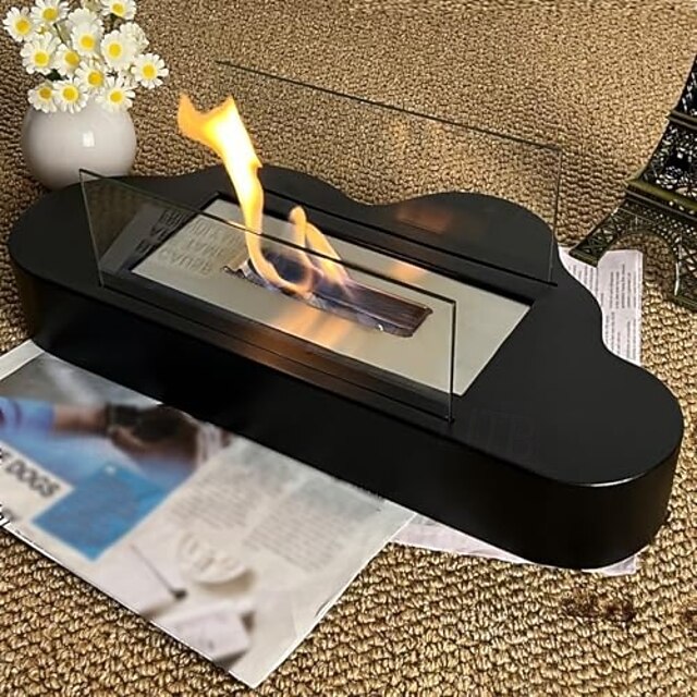 40cm Fireplace, Stainless Steel Tabletop Fireplace, Mini Portable Cloud ...