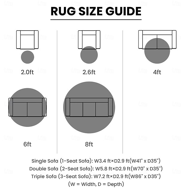 Round 3D Optical Illusion Area Rug Owl in Tree Hollow Design 2D Flat ...